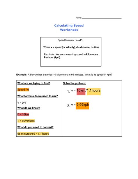 Image result for Calculating Speed Practice