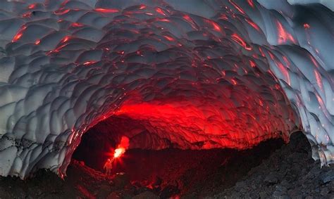 Snow + Volcano = Magic