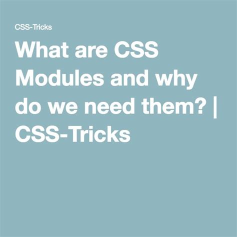 Image result for Modules CSS3
