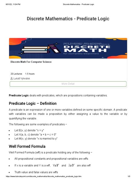 Image result for Predicate Logic First Order Predicate Dstl