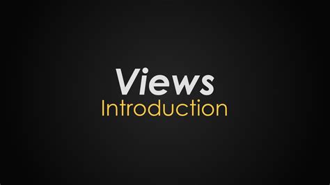 Image result for Views Tutorial
