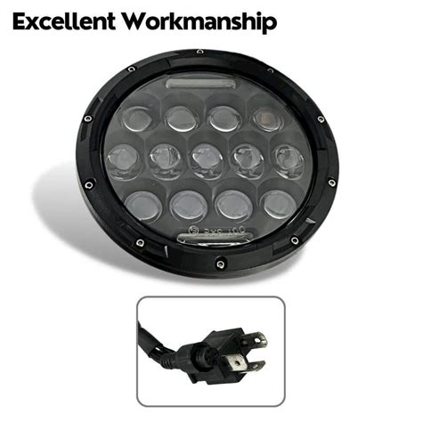 Image result for 7 Round LED Headlights
