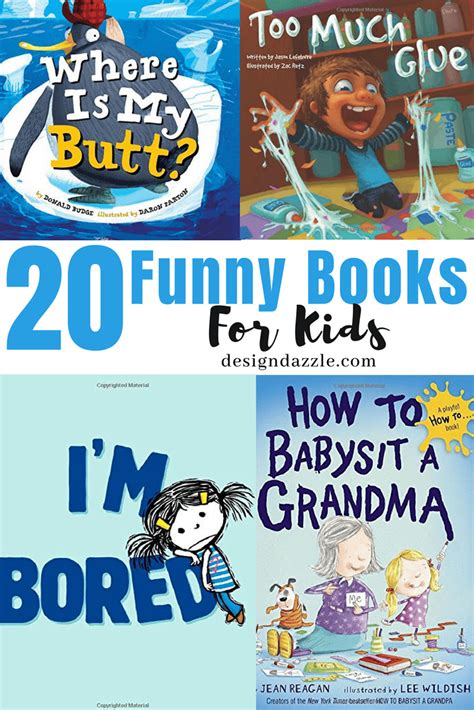 20 Funny Books for Kids - Design Dazzle