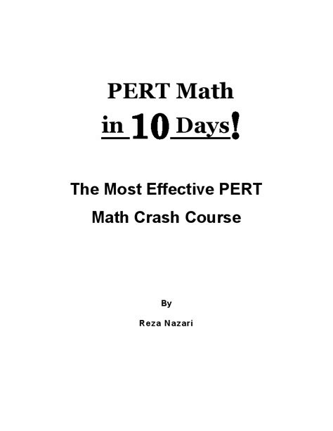Image result for Pert Math