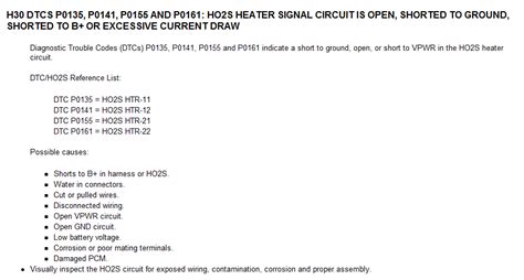 Image result for P0135 Ford Code