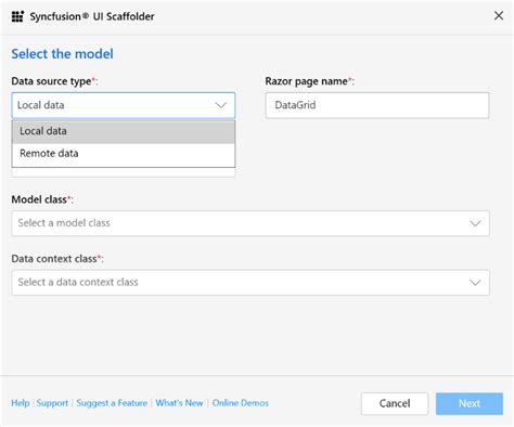 Image result for Blazor Scaffolding SQL Server