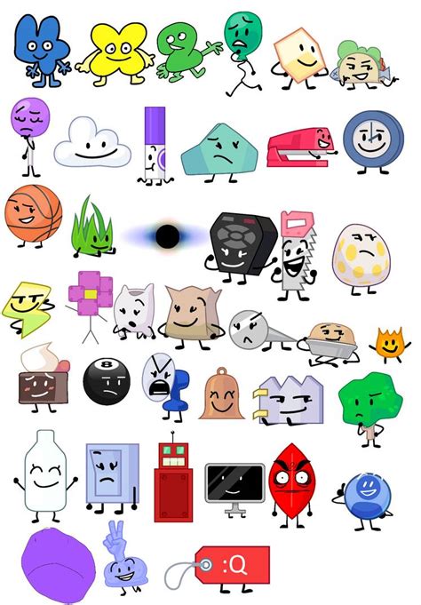 Image result for Creating BFDI Characters