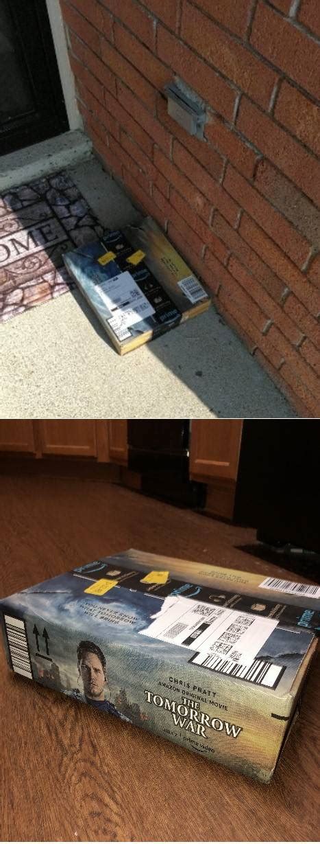 Image result for Smashed Amazon. Box