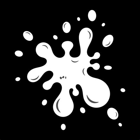 Black and White Paint Splash Illustration 23102651 Vector Art at Vecteezy