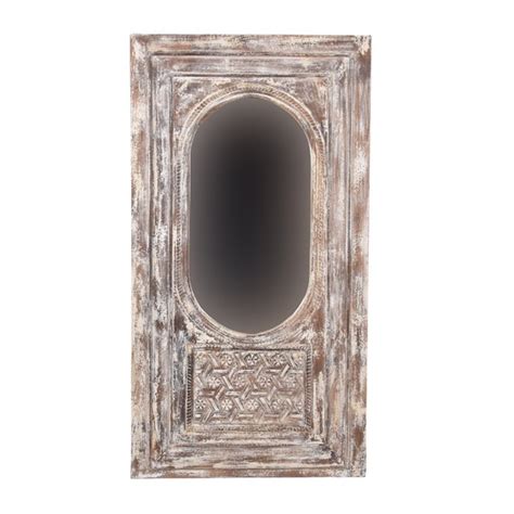 Carved Wooden Mirror Frame - NK Bantawai Chiang Mai