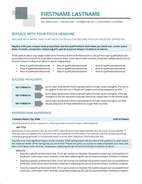 Image result for Job Resume Format Examples