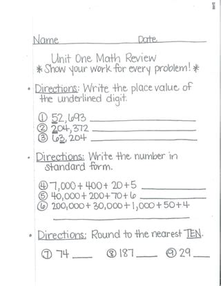 Image result for Math Unit 1 Review