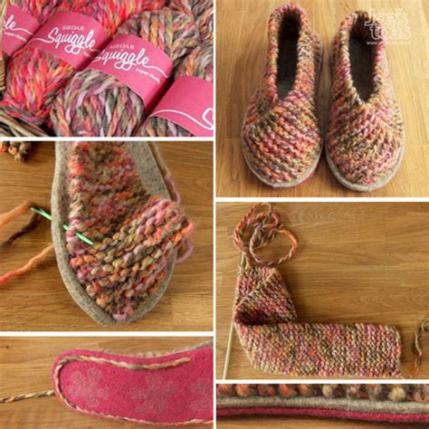 Image result for Knitting Slippers Tutorial
