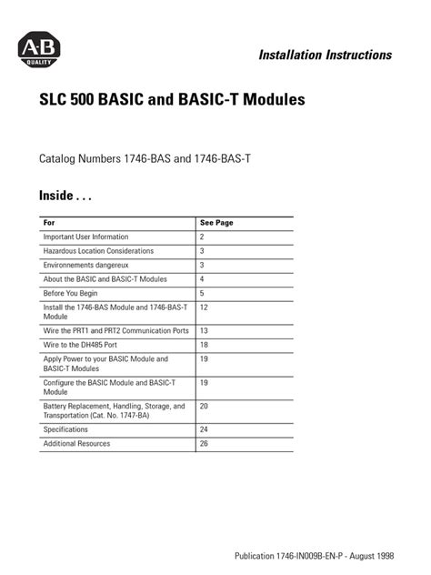 Image result for 1746-BAS 5 02 Basic Module