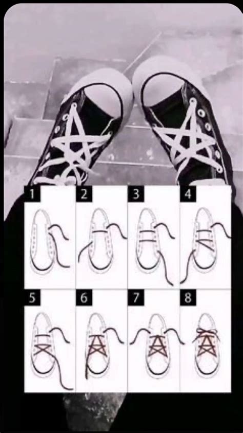 Image result for Shoe Lace Star Pattern Tutorial