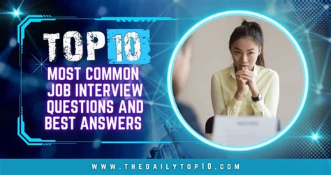 Image result for 10 Most Asked Interview Questions