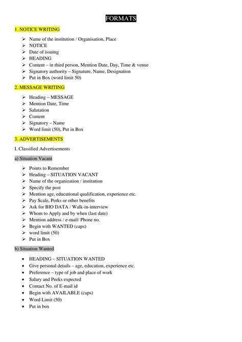 Image result for Writing Section Class 12 Sample Papers