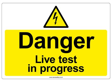 Image result for Live Test Sign