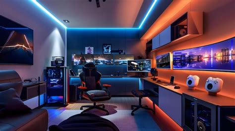 Image result for Neon Computer Room