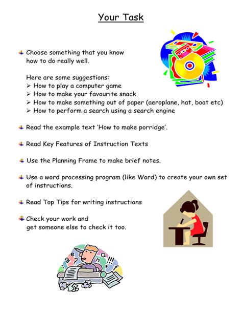 Image result for How to Write Instructions