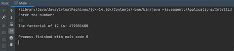 Image result for Java Program to Find Factorial of a Number
