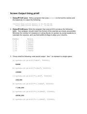 Image result for Formatting Output Using Printf