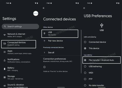 Image result for Android USB Connection Settings