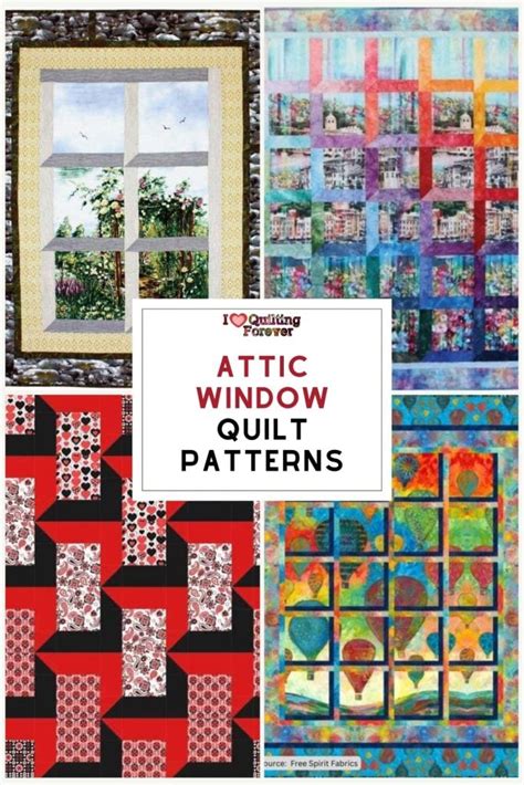 Image result for 3D Attic Window Quilt Pattern