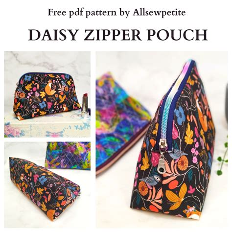 Image result for Boxed Zipper Pouch Pattern