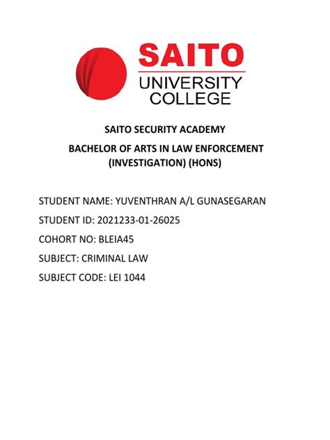 Image result for Law Assignment Sample PDF