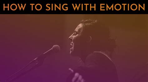 Image result for How to Sing without Emotion Examples