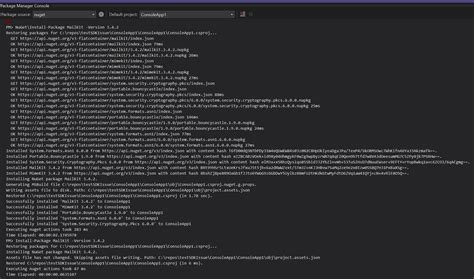 Image result for NuGet PowerShell Install