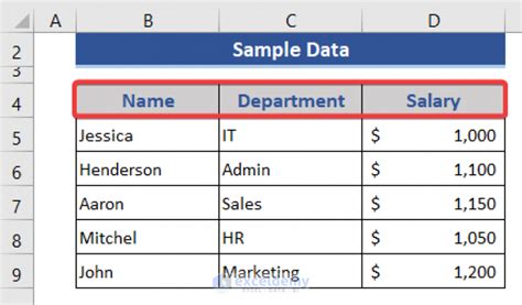 Image result for How to Change Column Names Excel