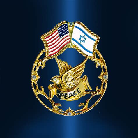 Peace for Israel Pin – Ann Hand