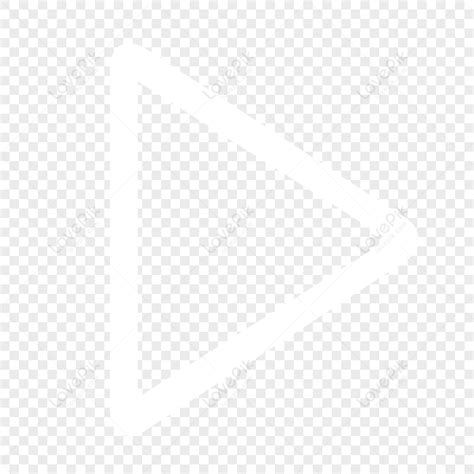 White Play Button Icon On Transparent Background Vector, 56% OFF
