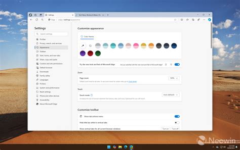 Image result for Microsoft Edge Customized