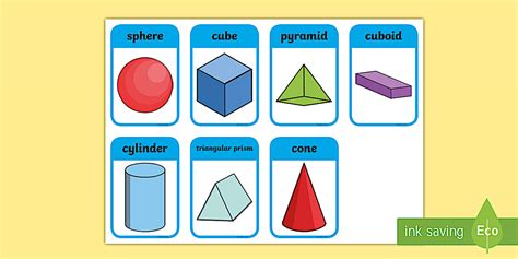 Image result for 3D Objects with Names