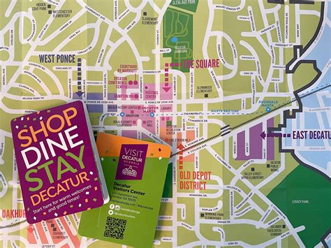 Decatur Pocket Map | Decatur GA