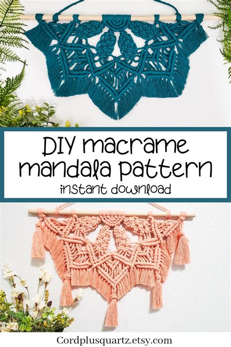 Image result for Macrame Tutorial Mandala Border