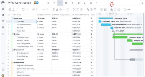 Image result for Microsoft Project Schedule Example