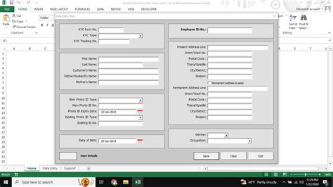 Image result for Dynamic Excel User Form