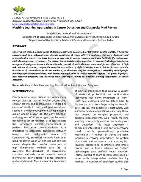Image result for Cancer Detection with Machine Learning