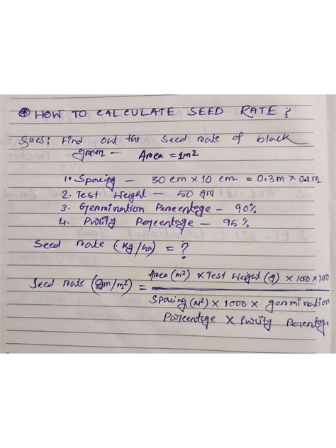 Image result for Seed Replacement Rate Formula