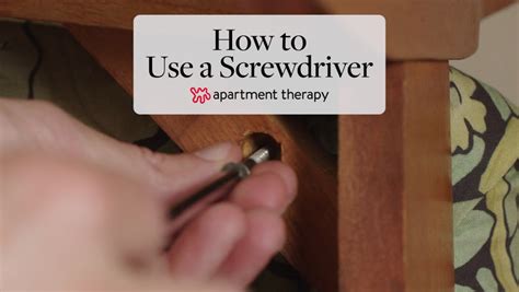 Image result for How to Use a Screwdriver