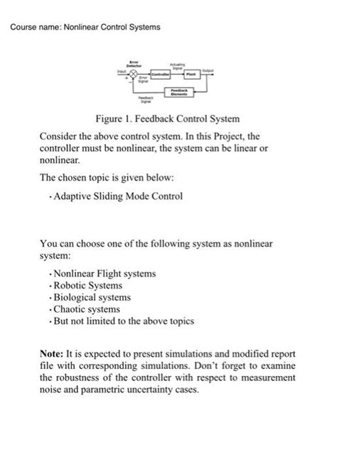 Image result for Nonlinear Control System