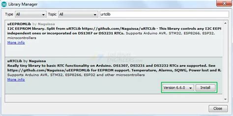 Image result for RTC DS1307 Arduino Library