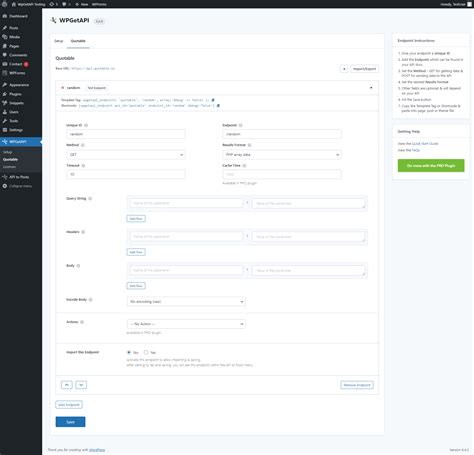 Image result for API Endpoint Page Example