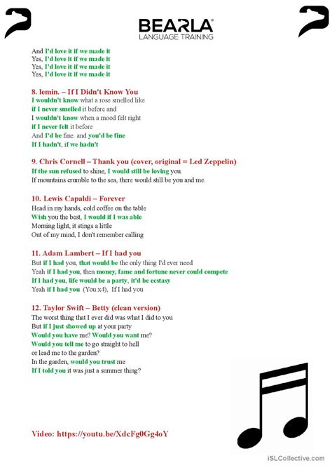 Image result for First Conditional Songs