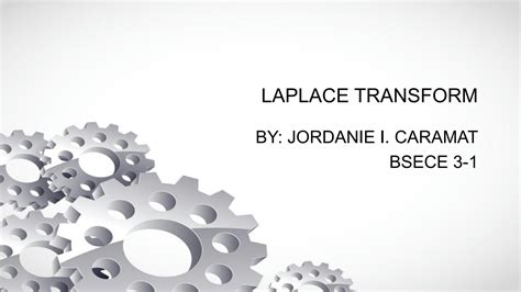 Image result for Example of Laplace Transform with Solution