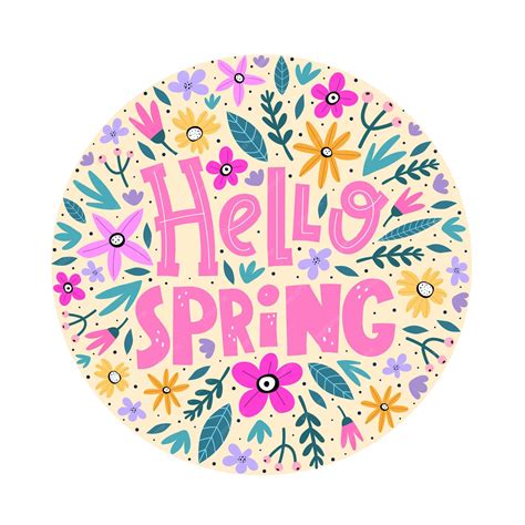 Image result for Hello Spring Hand Lettering